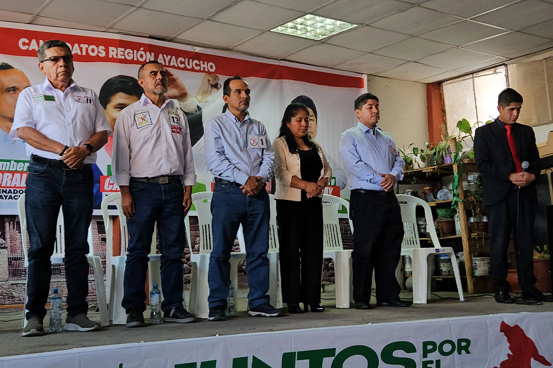 Juntos por el Perú presenta a sus candidatos en Ayacucho