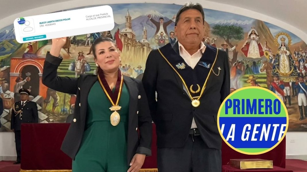 Alcaldesa Ruccy Oscco oficializa candidatura y buscará continuar al ...